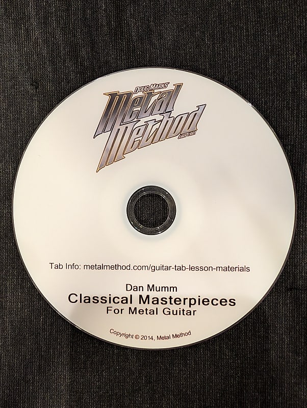 Metal Method Classical Masterpieces For Metal Guitar DVD | Reverb
