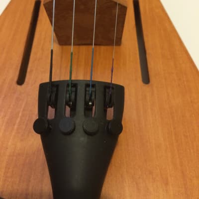 Violin with frets. Modified Savart style trapezoid | Reverb