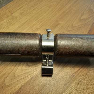 Rare Ludwig Traps Era Two-Tone Wood Block Set & Holder /1920s | Reverb