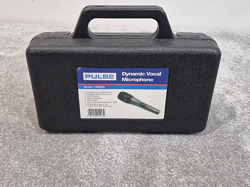 Pulse PM800S - Dynamic Vocal Microphone w/ Carry Case | Reverb