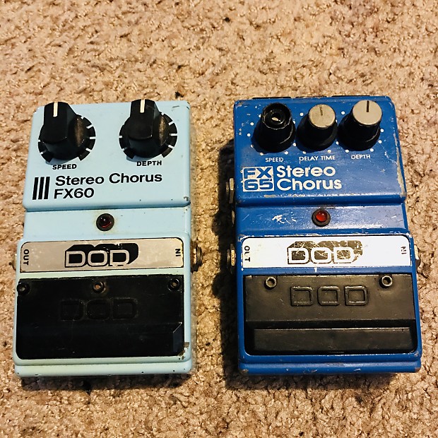 DOD FX60,FX65 Chorus pedals 1980's | Reverb