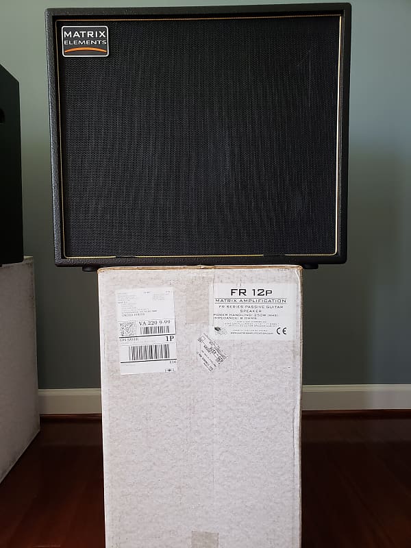 Matrix FR12p (Pair) Black 12" Flat Response Speakers (2017) | Reverb