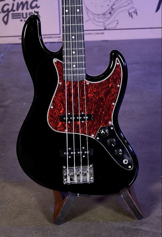 Tagima Guitars TW 73-BK DF/TT Bass Guitar - Gloss Black | Reverb