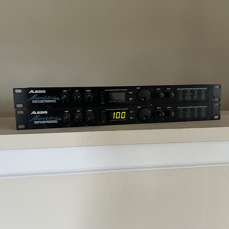 Alesis Microverb 4 Set of Two Reverb Units | Reverb