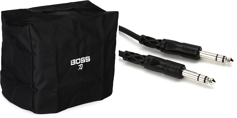 Boss Katana-50 Amp Cover Bundle with Hosa CSS-110 Balanced | Reverb