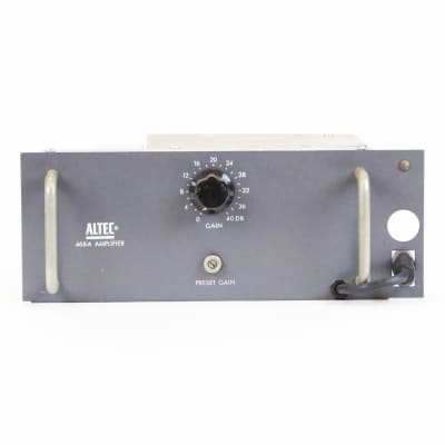 1971 Altec 468A Amplifier Vintage Original Solid State Mic | Reverb