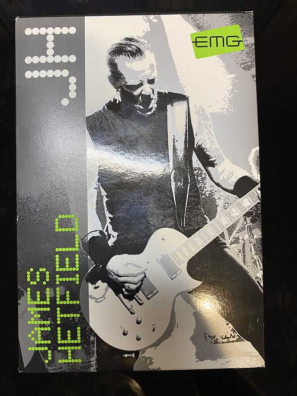 Emg James Hetfield Het Set Black Chrome | Reverb
