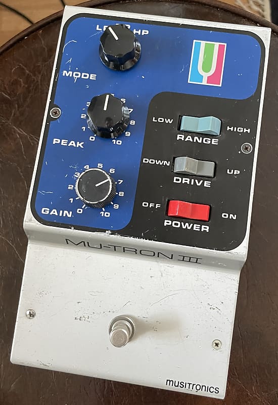 1974 Musitronics Mu-Tron III Envelope Filter, 9v Jack Mod | Reverb