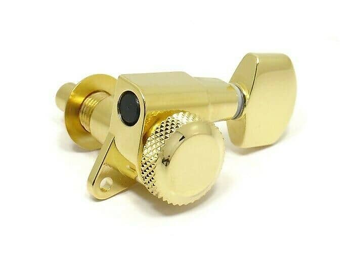 NEW Schaller LOCKING TUNERS 6 In Line 16:1 Strat Tele Lockers | Reverb