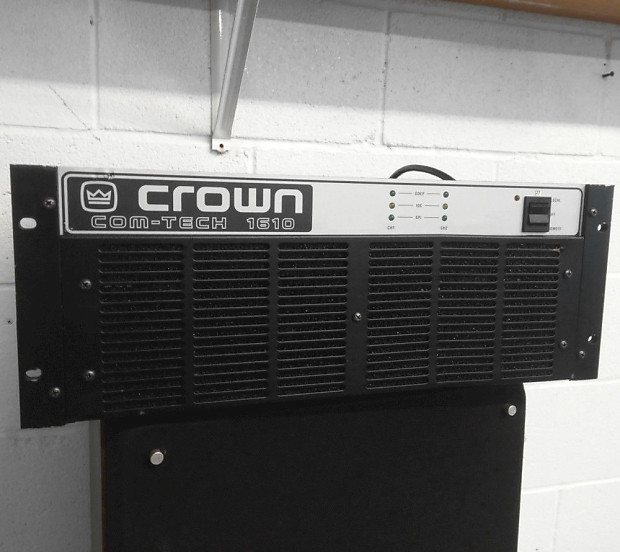 Crown Com-Tech 1610 2-Channel Power Amplifier w/ Crown IQ | Reverb
