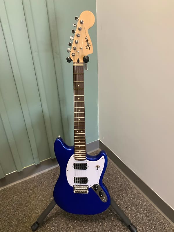 Squier Mustang Metallic Blue | Reverb