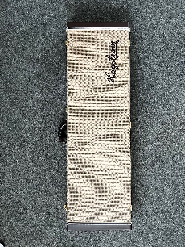 Hagstrom Super Swede Bass Deluxe Hardshell Case - Tweed | Reverb