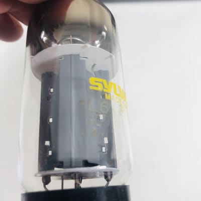 Vintage Tube Sylvania 6L6GC Black Base Made in U.S.A | Reverb