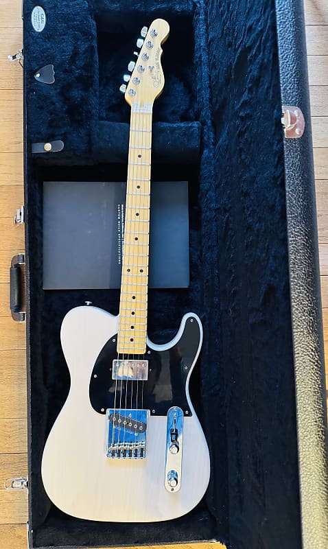G&L Fullerton Deluxe ASAT Classic Bluesboy Blonde 2018 | Reverb