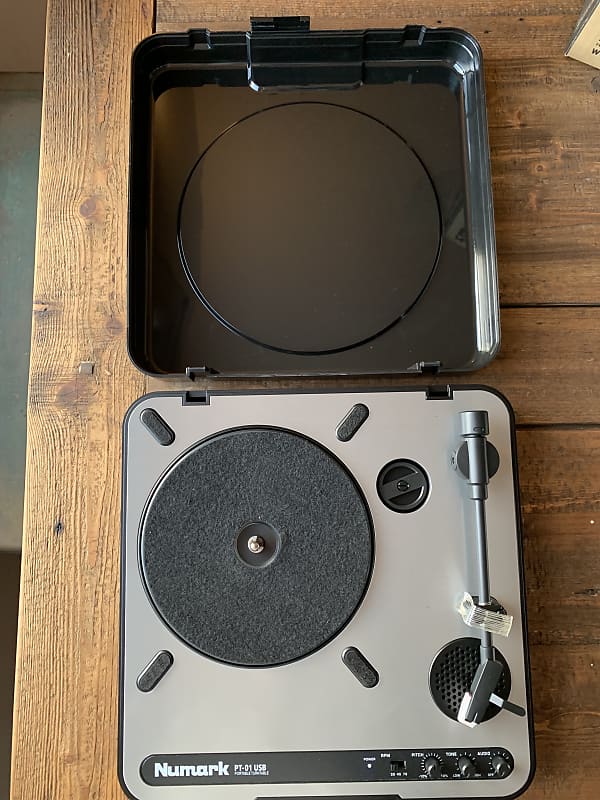 Numark PT-01 USB 2014 Black and Silver | Reverb