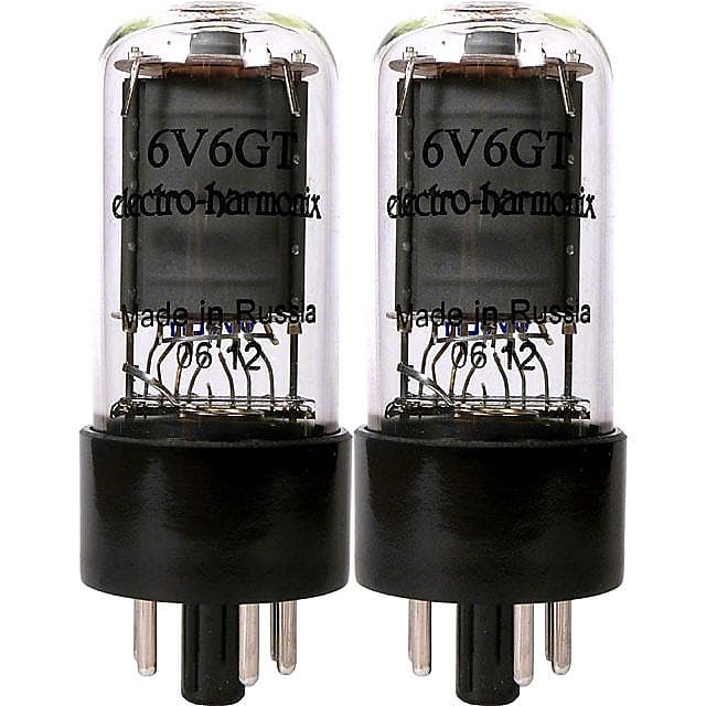 Electro-Harmonix 6V6GT EH Matched Duet Power Amp Tubes | Reverb