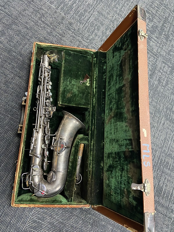 C.G. Conn Alto Sax 1914 - Silver | Reverb