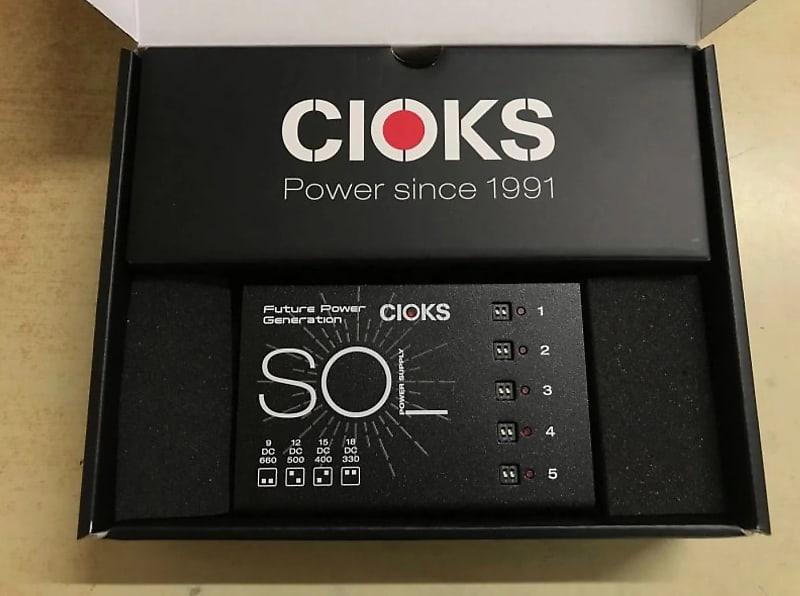 CIOKS SOL Pedal Power Supply and Cioks Grip v2.0 bundle w/ | Reverb