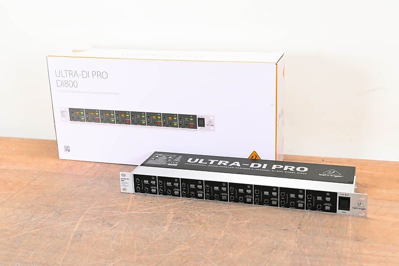 Behringer ULTRA-DI PRO DI800 8-Channel Active DI Box CG009X2 | Reverb