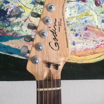 Godin SDxt 2013 Lacewood Hazel | Reverb