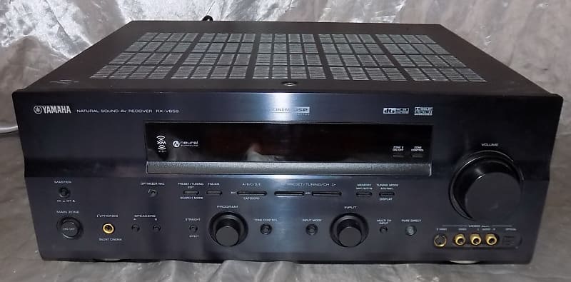 Yamaha RX-V659 receiver with remote and phono input | Reverb