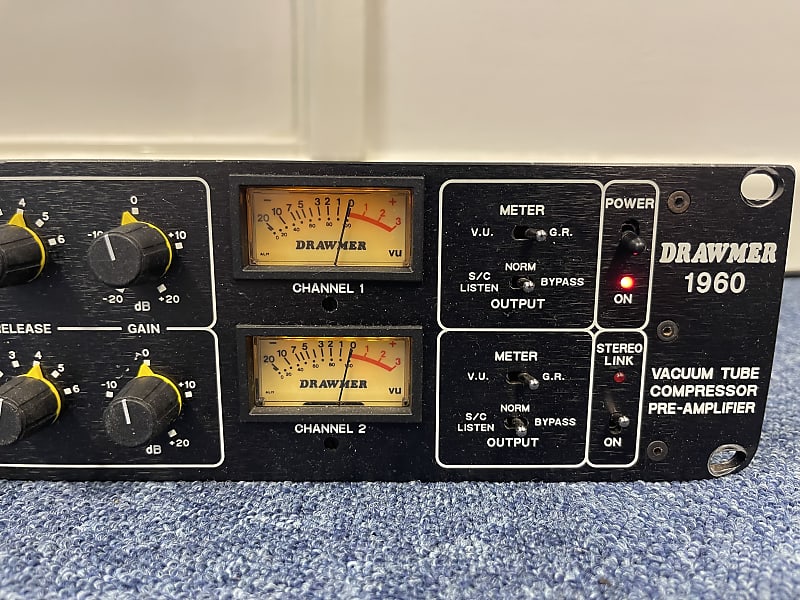 Drawmer 1960 2-Channel Mic Pre Compressor Serviced, | Reverb UK