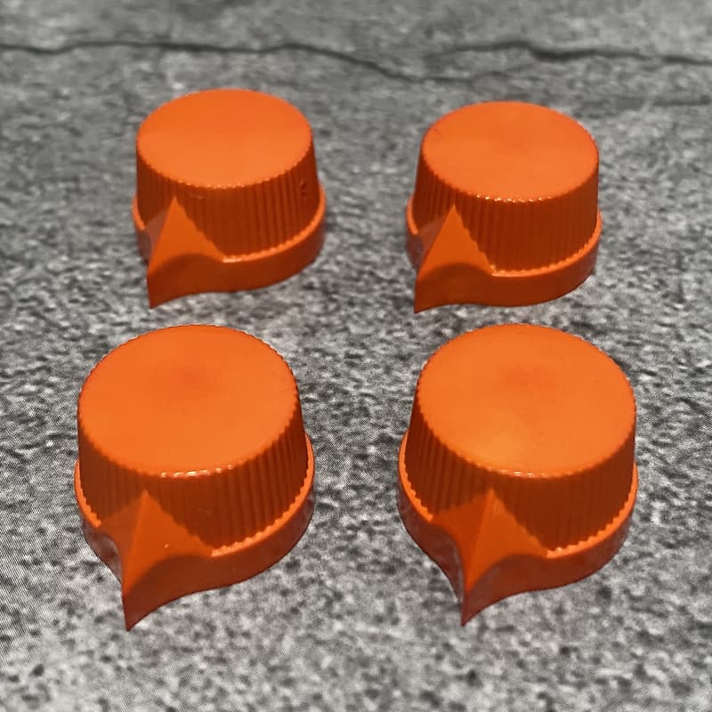 4x Custom Orange Davies Klon 1400 Pointer Knob Amp Guitar | Reverb