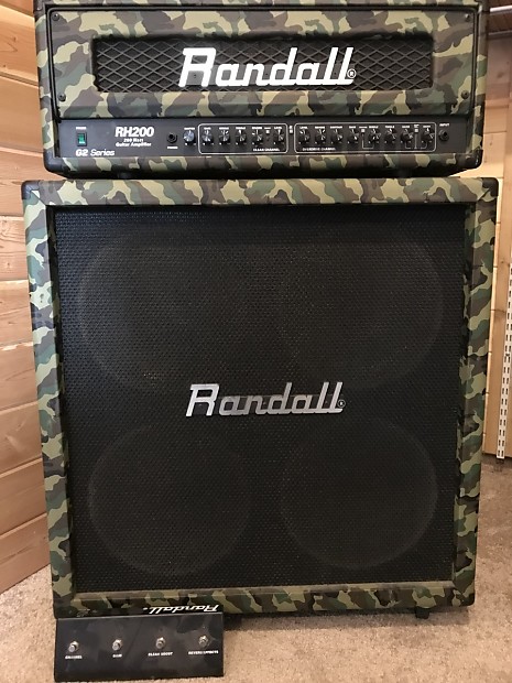 Randall RH200 G2 + Half Stack 2010 Camo | Reverb