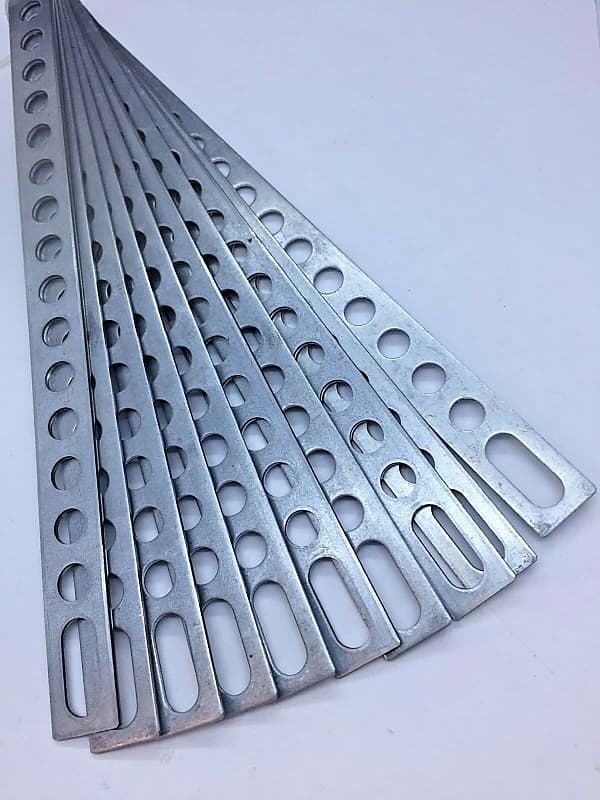 10 Pack 10.5" Metal Mounting Back Strap Universal Stereo Door | Reverb