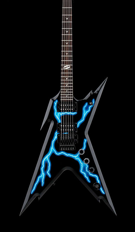 Dean Dimebag Razorback Lightning Bolt-On #00966 w/ Factory | Reverb