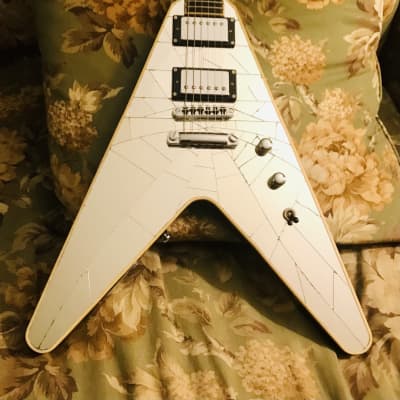 Washburn Flying V Mirror Paul Stanley Kiss Electric Guitar | Reverb