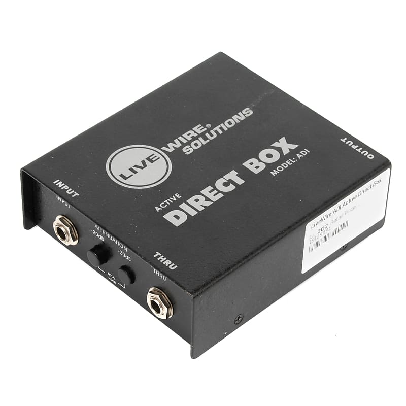 LiveWire ADI Active Direct Box x9681 (USED) | Reverb