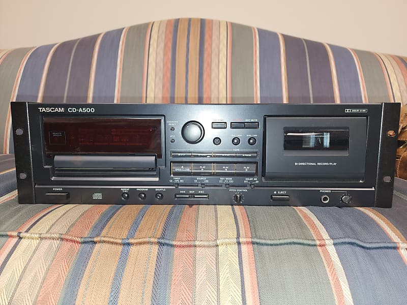 TASCAM CD-A500 Rack-Mount CD Player/Cassette Recorder | Reverb