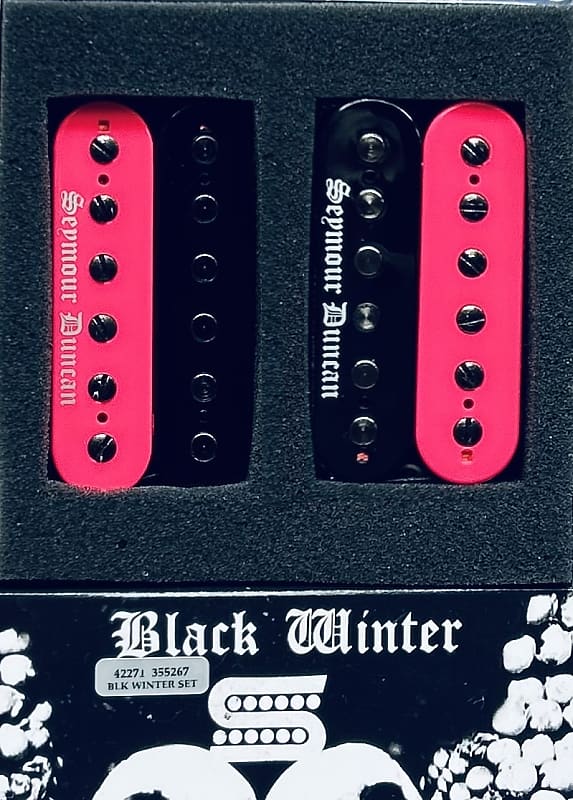 Seymour Duncan Black Winter Trembucker Pickup Set In Neon | Reverb
