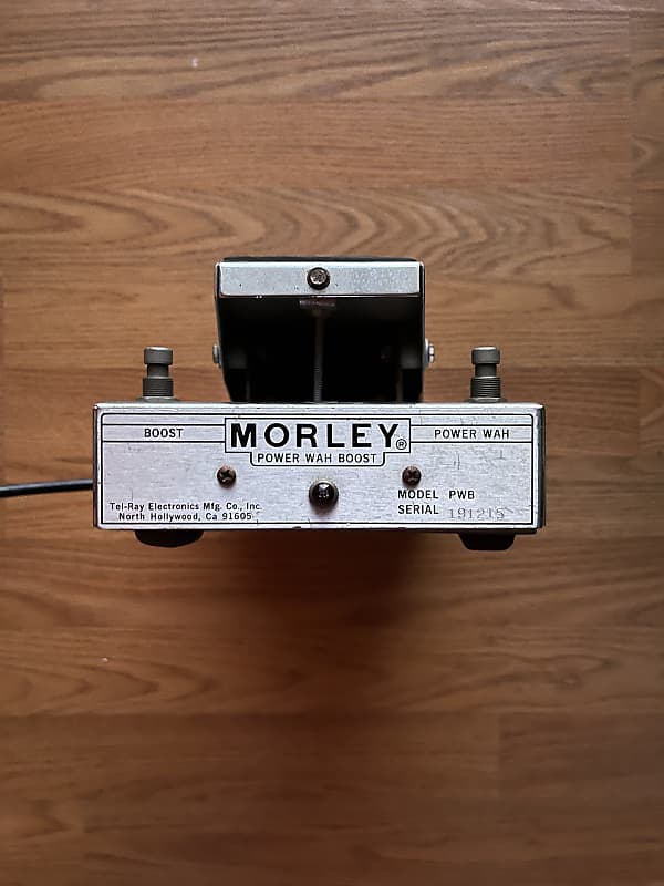 Morley Tel Ray Power Wah Boost 1970 Chrome | Reverb UK