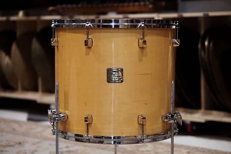 Yamaha 16x18" Maple Custom Floor Tom - 1990s Gloss Maple | Reverb
