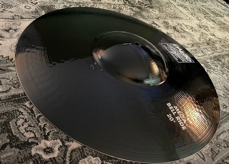 Paiste 2002 Mega Bell Ride Custom 20” Black | Reverb