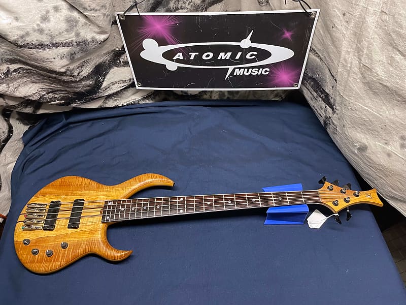 Sukop Classic 5 V 5-string Bass - Spalted Red Maple | Reverb