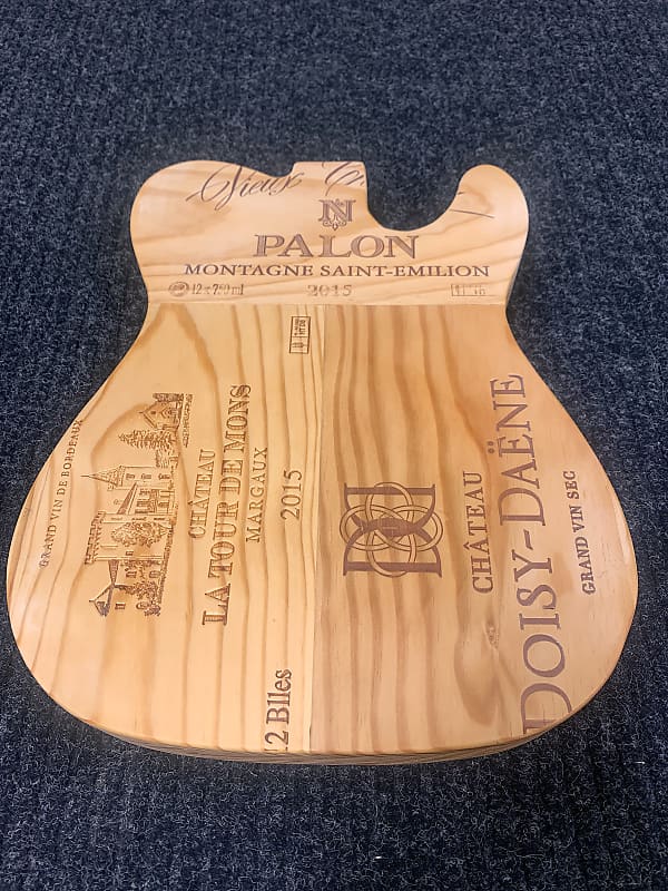 Tele Telecaster Body From Wooden French Wine Boxes | Reverb