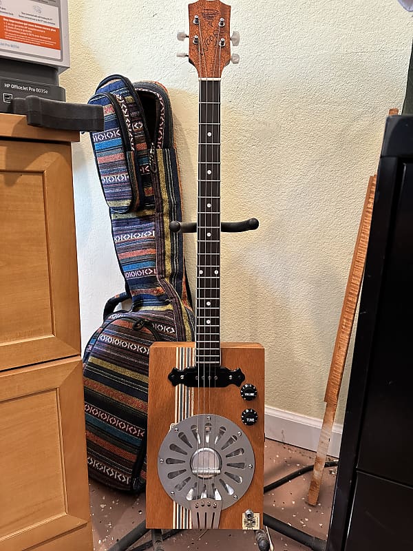 4 String Resonator Cigar Box Guitar | Reverb