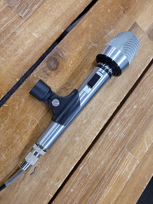 Realistic 33-992A Cardiod Dynamic Mic 1970s - Silver | Reverb