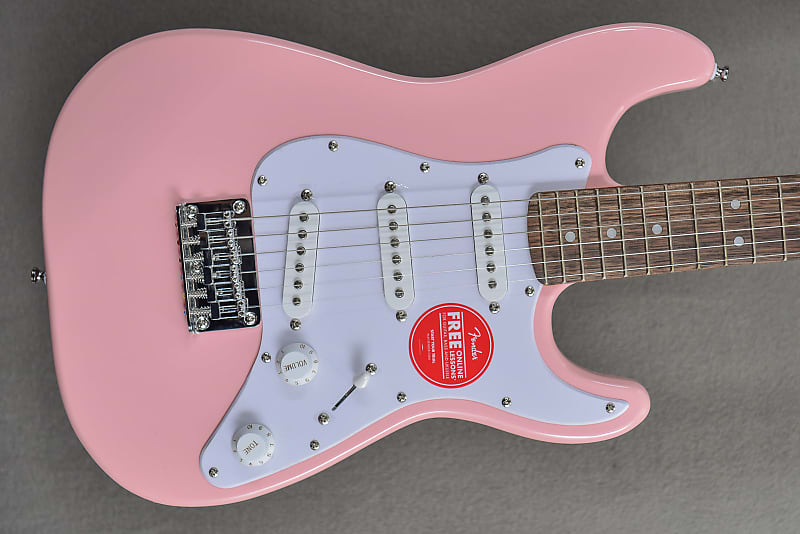 Mini Strat - Shell Pink | Reverb