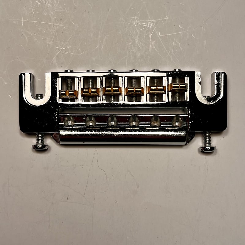 Schaller 455 Wraparound Bridge 1980-1985 - Nickel | Reverb