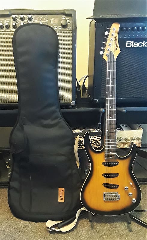 Samick LK-15 90's Vintage Sunburst w/Kaces gig bag | Reverb