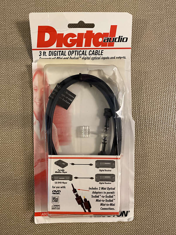 Digital Audio 3 ft digital optical cable 2016 Packaging open | Reverb
