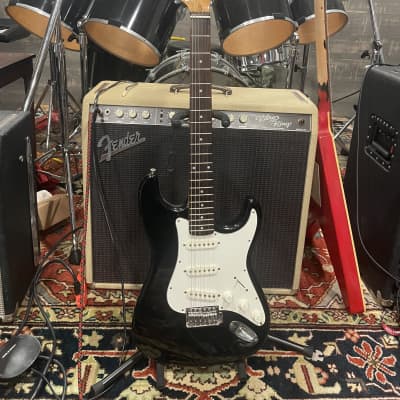 Epiphone Stratocaster 80's or 90's - Black with rosewood | Reverb