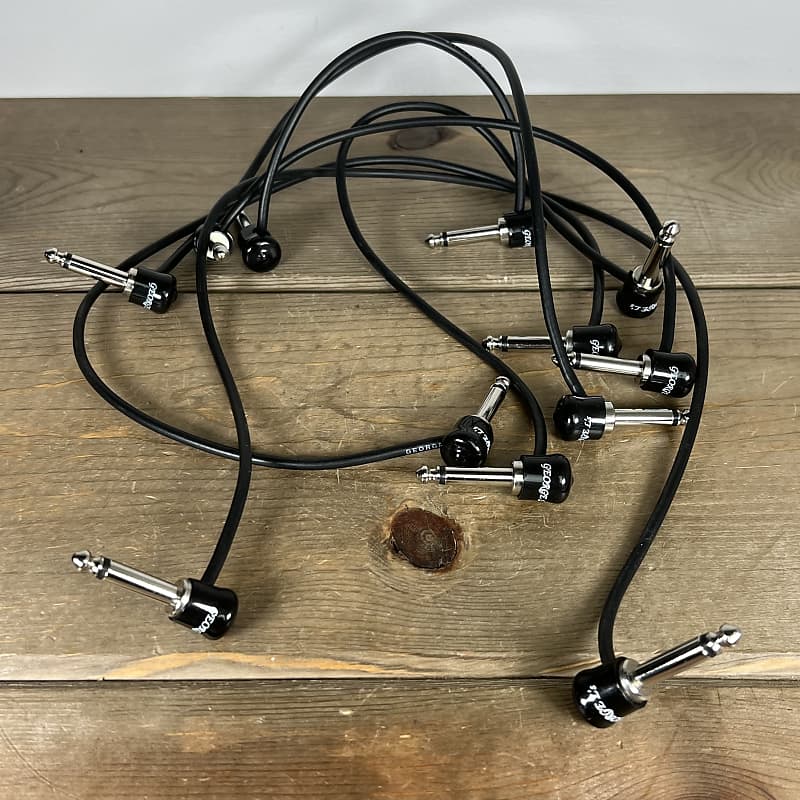George L's Patch Cables Black | Reverb