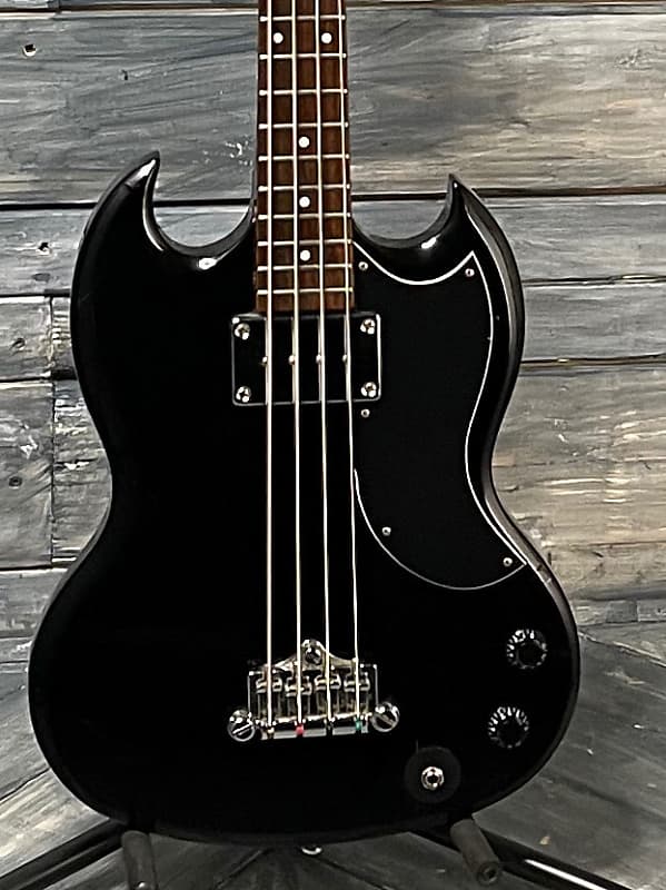 Used Epiphone Eb 0 4 String Short Scale Electric Bass With Reverb
