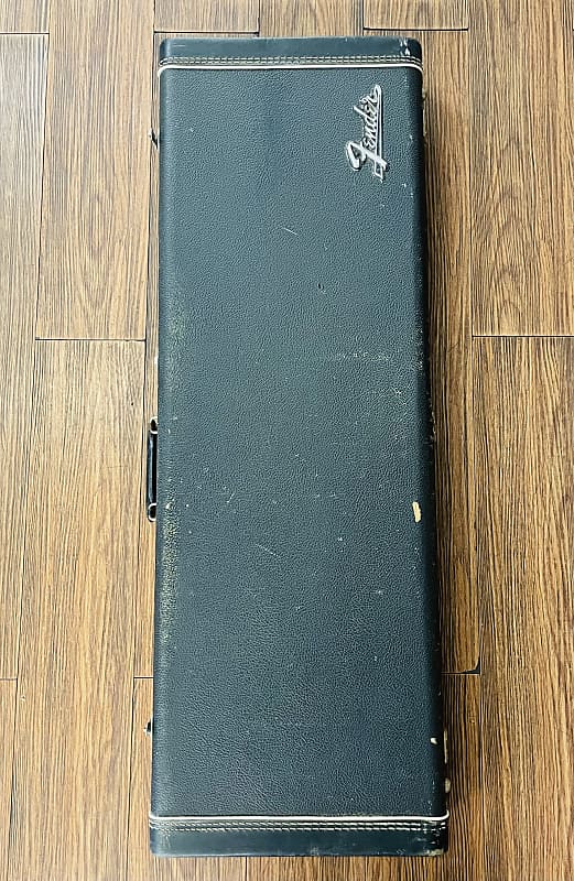 Fender Stratocaster Case 1970’s - Black Tolex | Reverb