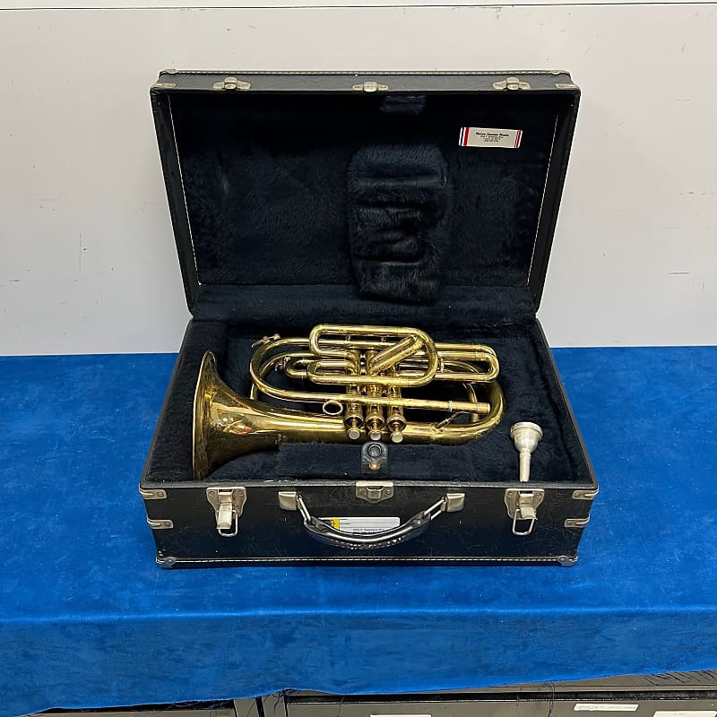 Used DEG Dynasty Marching Bb Baritone Horn Made by Willson in | Reverb